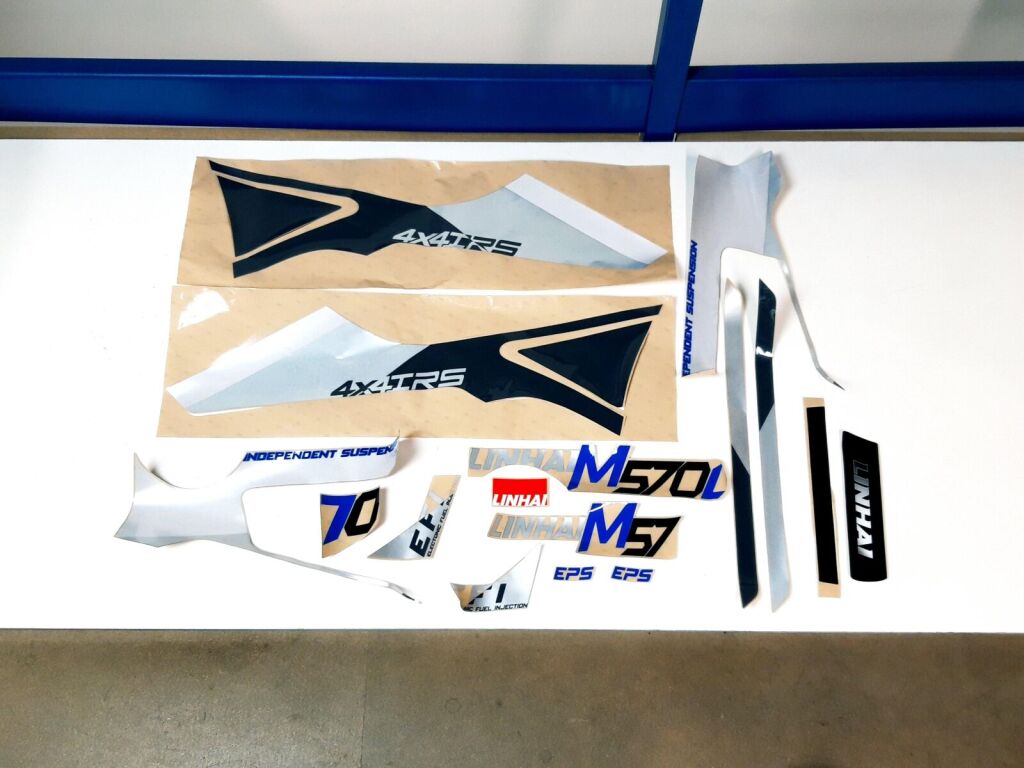STICKER SET OF LINHAI LOGO FOR M570L (WHITE OR SAND PLASTIC) | www ...